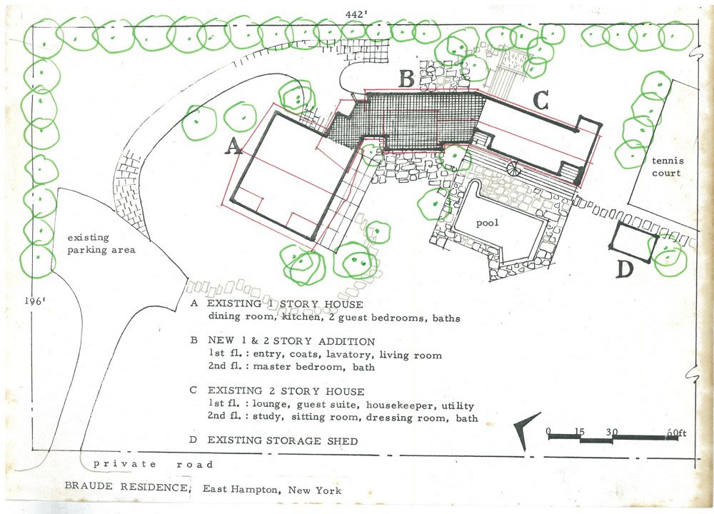 Project file, Braude Residence (1976–1978), East Hampton, New York, USA ...