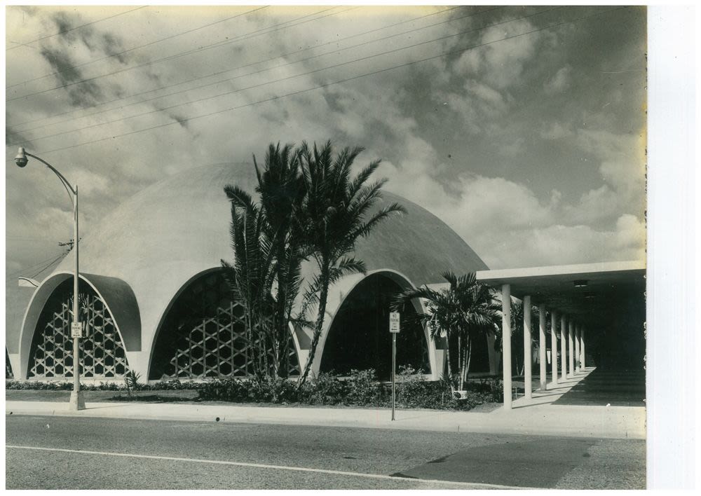 Project file, Temple Beth Sholom (1953–1956), Miami Beach, Florida, USA ...