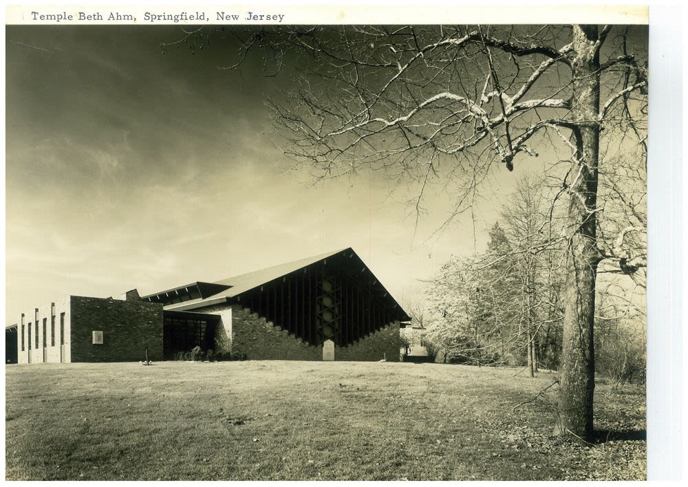 Project file, Temple Beth Ahm (1960–1962), Springfield, New Jersey, USA ...