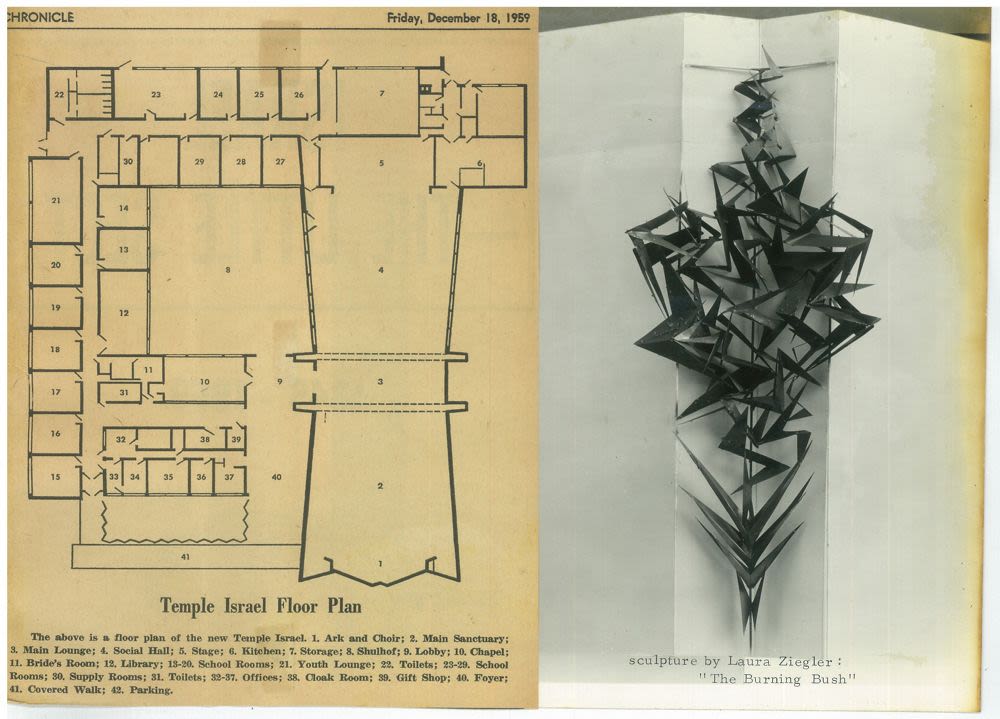 Project file, Temple Israel 1956–1959), Columbus, Ohio, USA (1956–1959 ...