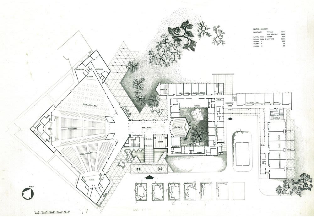 Project file, Congregation Shaarey Zeder (1959–1962), Southfield ...