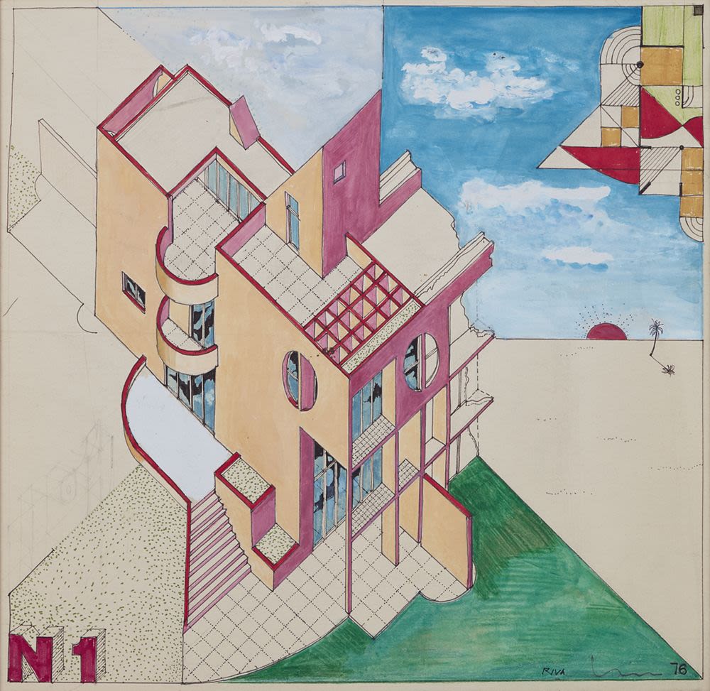 Axonometric drawing, Houses at Sassoon Road (1976–1979), Hong Kong ...
