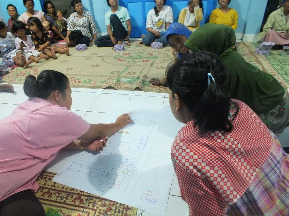 Photograph, community mapping and planning project, Sidomulyo ...