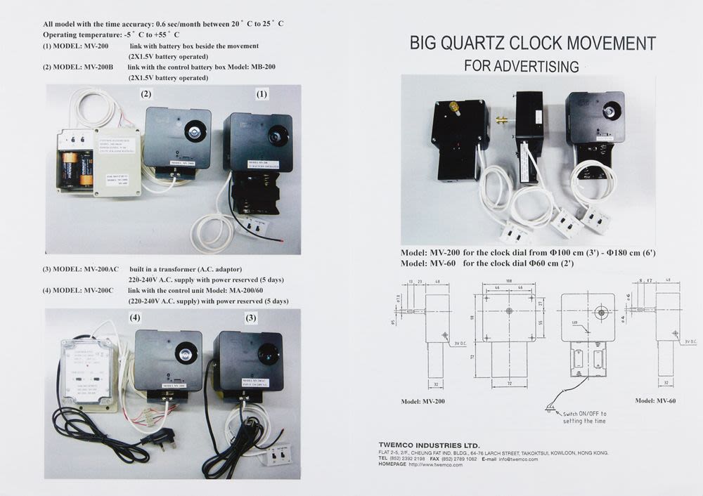 Sale catalogue, TWEMCO big clock ([2014]) - Tai Wah Electrical Mfg. Co ...