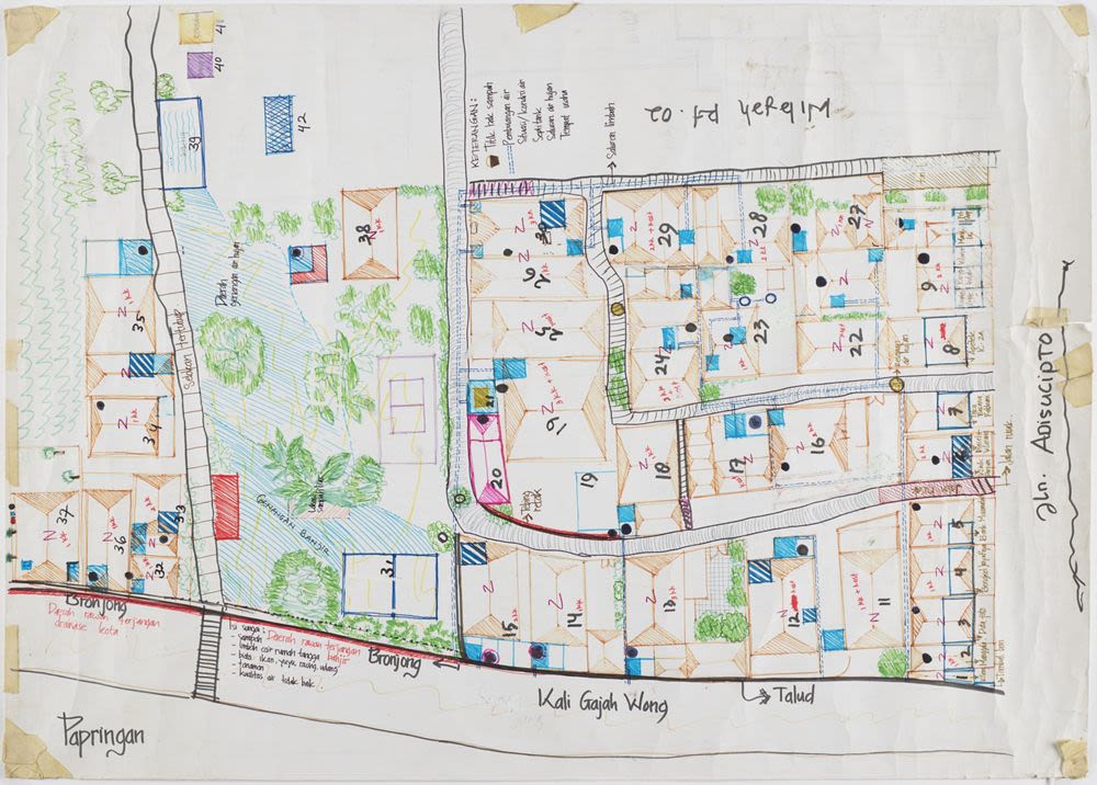 Community site map, Ambarukmo, Yogyakarta, Indonesia (December 2014 ...