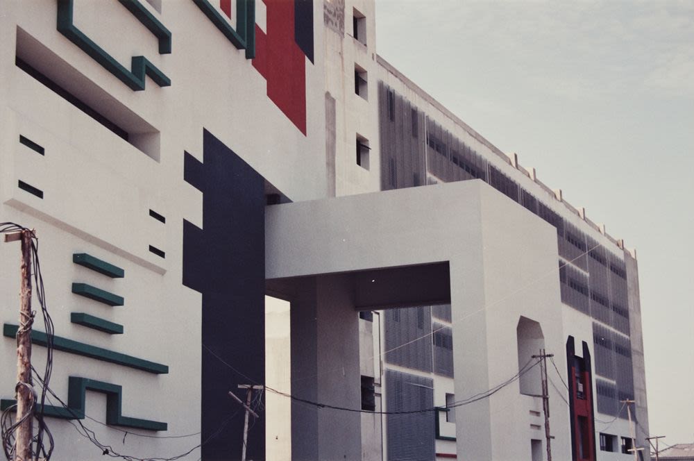 Exterior photographs, Nation Building (1988–1991), Bangkok, Thailand ...