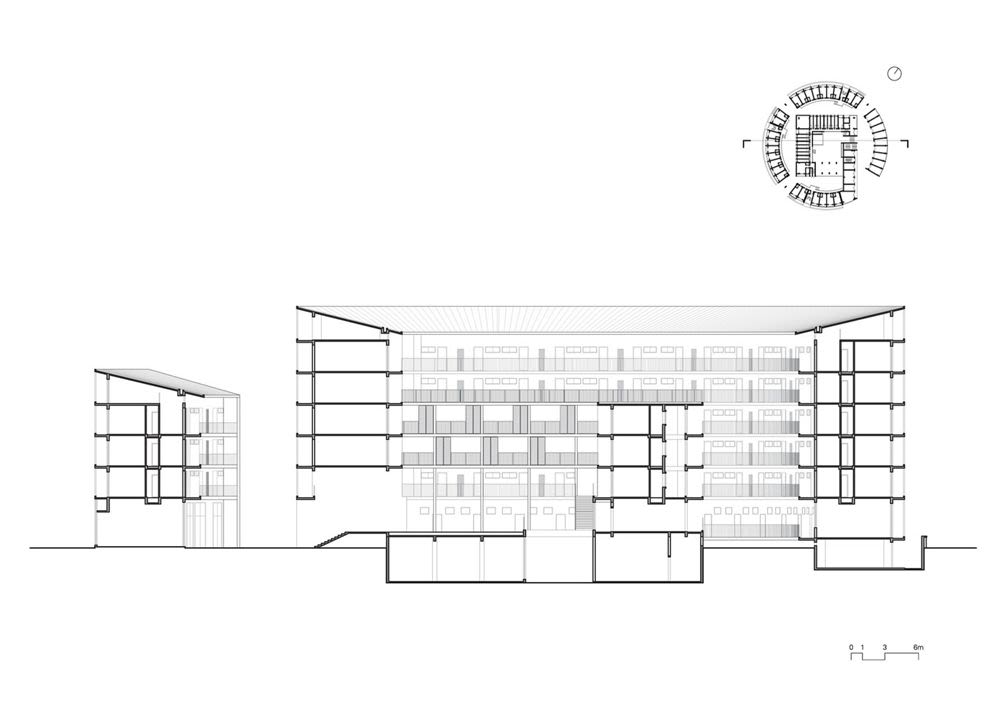 Section 2-2, Tulou Collective Housing (2005–2008), Nanhai, China ([2005 ...