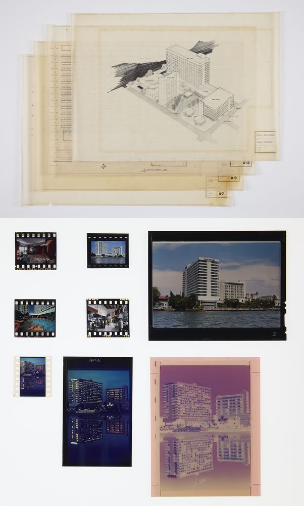 Drawings and photographic materials, Oriental Hotel (now Mandarin ...