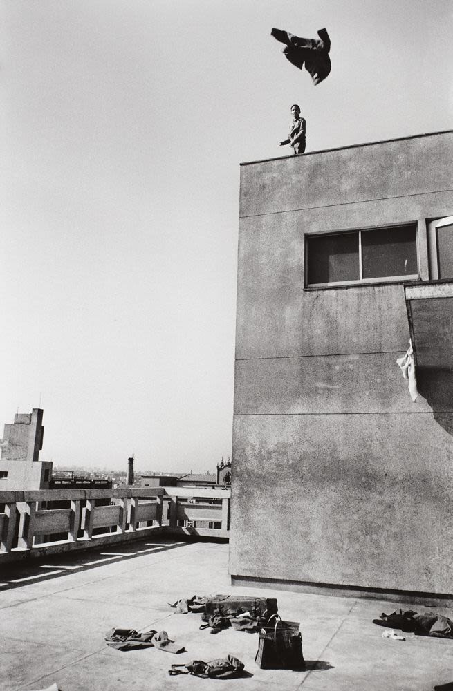 Hi Red Center’s 'Dropping Event' at Ikenobō Kaikan (photographed 1964 ...