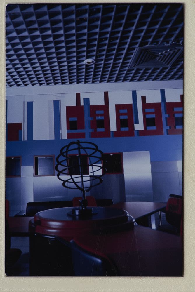 Slides, interior, ground floor and first floor, Nation Building (1988 ...