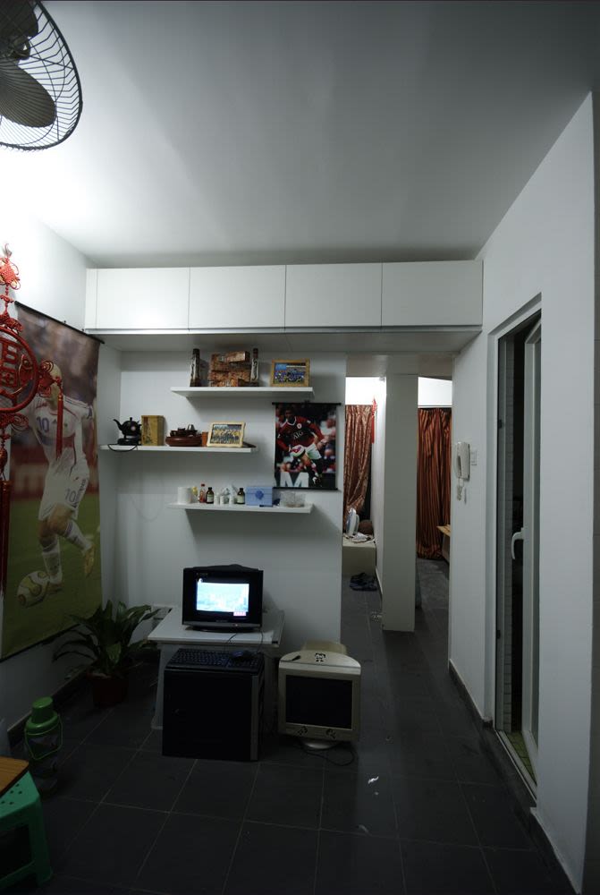 Photograph, living room, Tulou Collective Housing (2005–2008), Nanhai ...