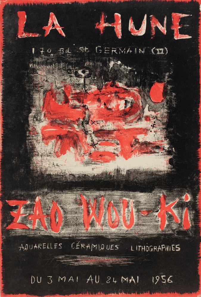 Poster, ‘Zao Wou-Ki', Gallery La Hune, Paris, 1956 (1956) - Zao Wou-Ki ...