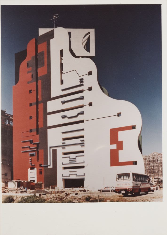 Construction photographs, Nation Building (1988–1991), Bangkok, Thailand (1990) - Sumet Jumsai ...