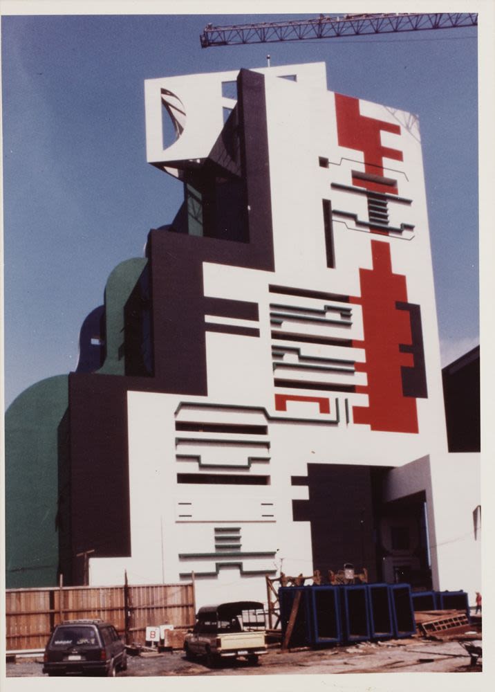 Construction photograph, Nation Building (1988–1991), Bangkok, Thailand ([1990]) - Sumet Jumsai ...