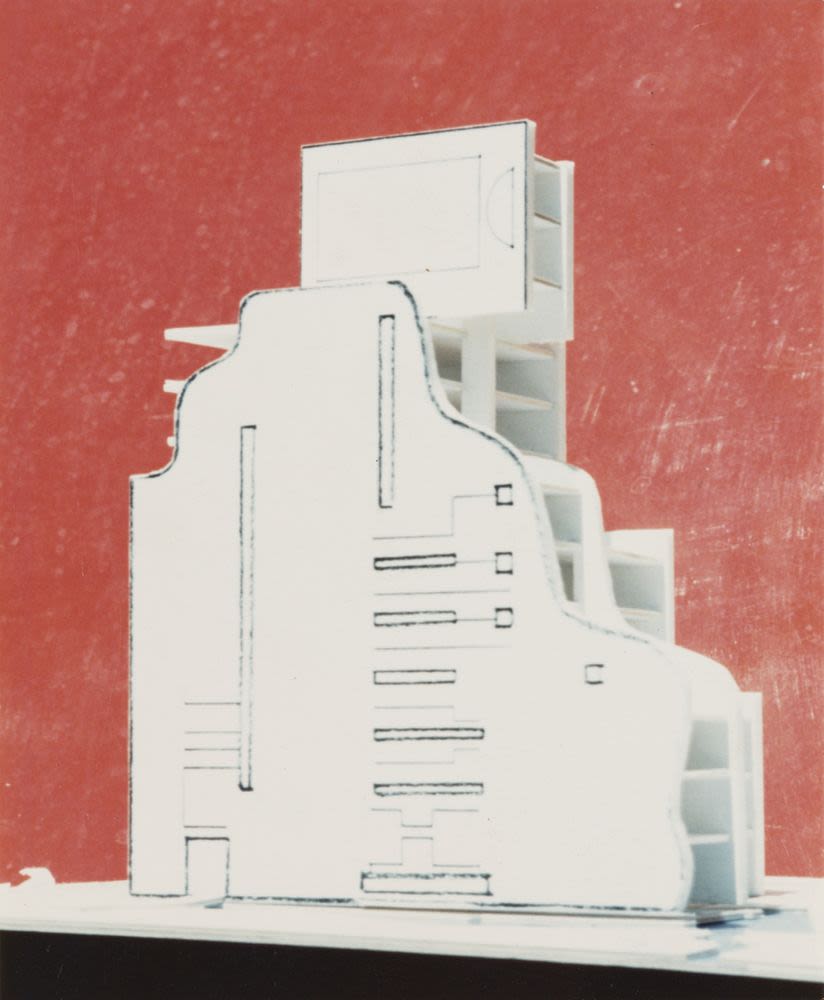 Photograph, architectural model, Nation Building (1988–1991), Bangkok, Thailand ([1990s ...