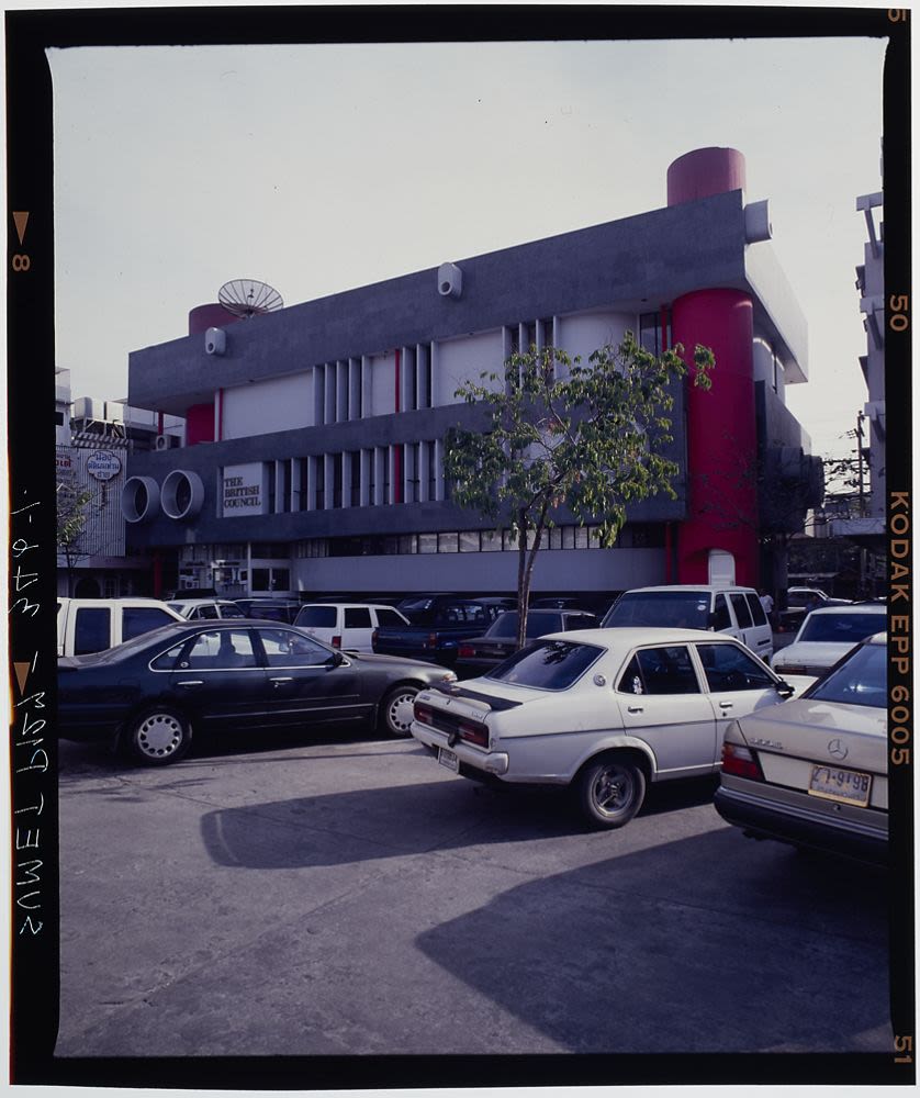 Transparency, exterior perspective view, British Council Building (1969 ...