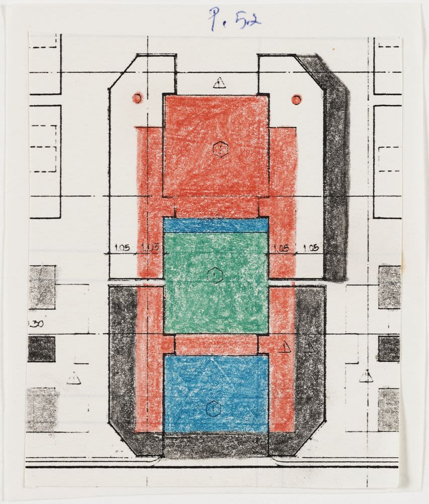 Floor plan, [Nation Tower (now Interlink Tower) (1989–1995), Bangkok ...