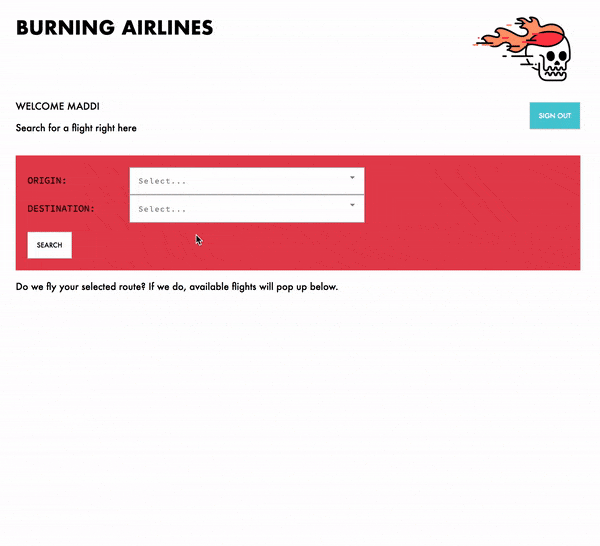 GitHub - cyrusthecool/burning-airlines