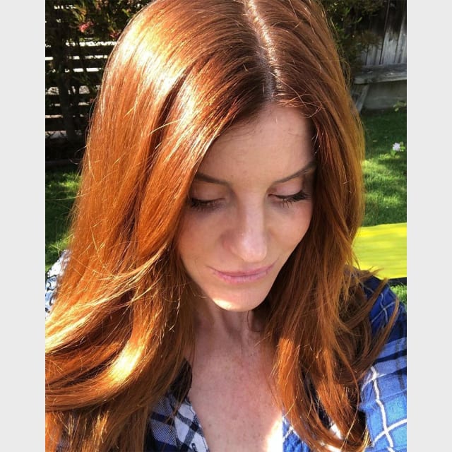 Golden Auburn Hair Color