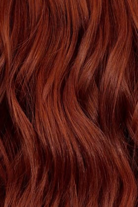 Natural Red Hair Color Chart