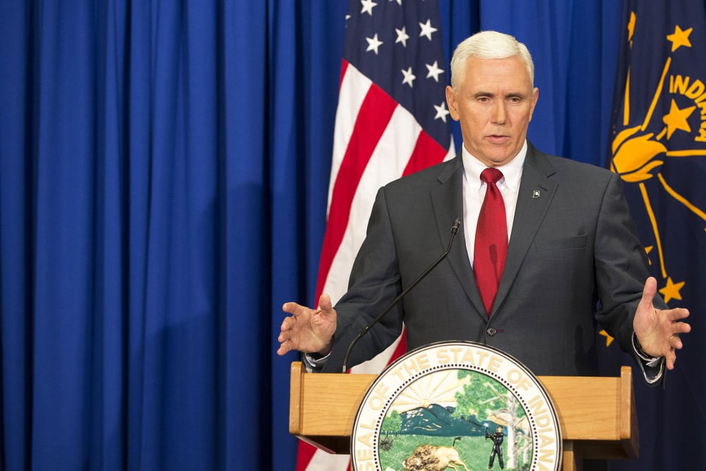 Why Indiana's Mike Pence is receiving some unwelcome alerts