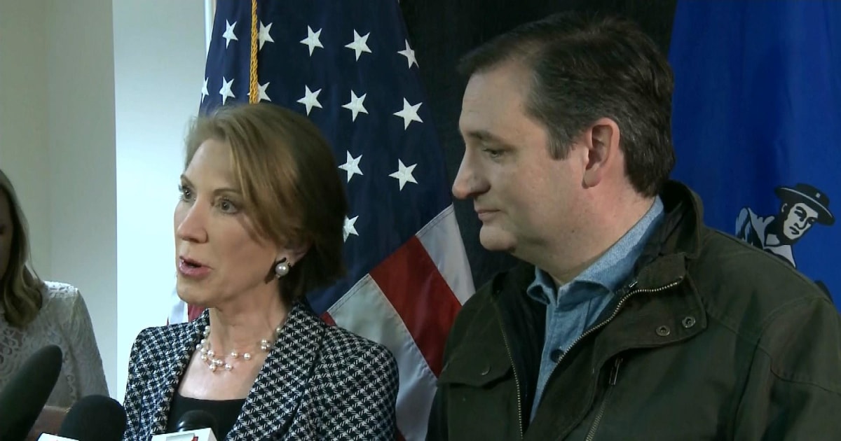 Fiorina on Trump: He is a serial philanderer