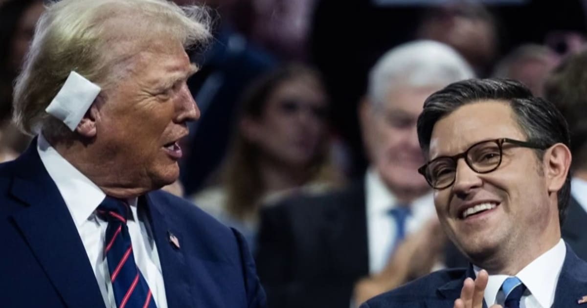 ‘It is not a secret, it is a threat’: Trump teases Mike Johnson’s plans ...