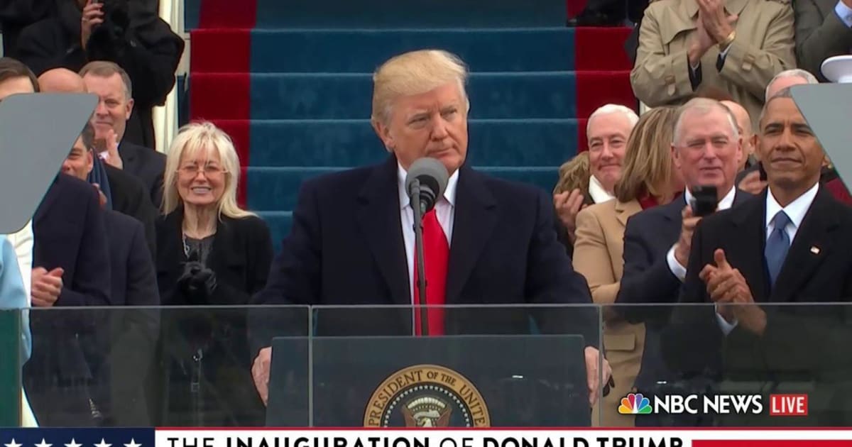 Watch Donald Trump's full inaugural address