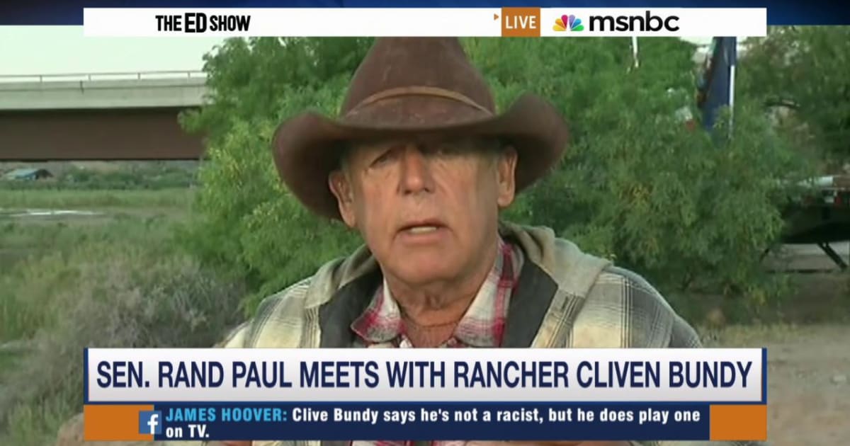 Rand Paul meets with Cliven Bundy