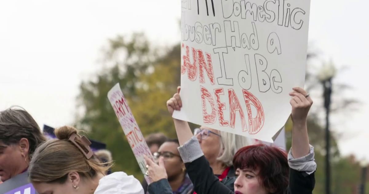 Supreme Court reviews domestic abuser gun ban