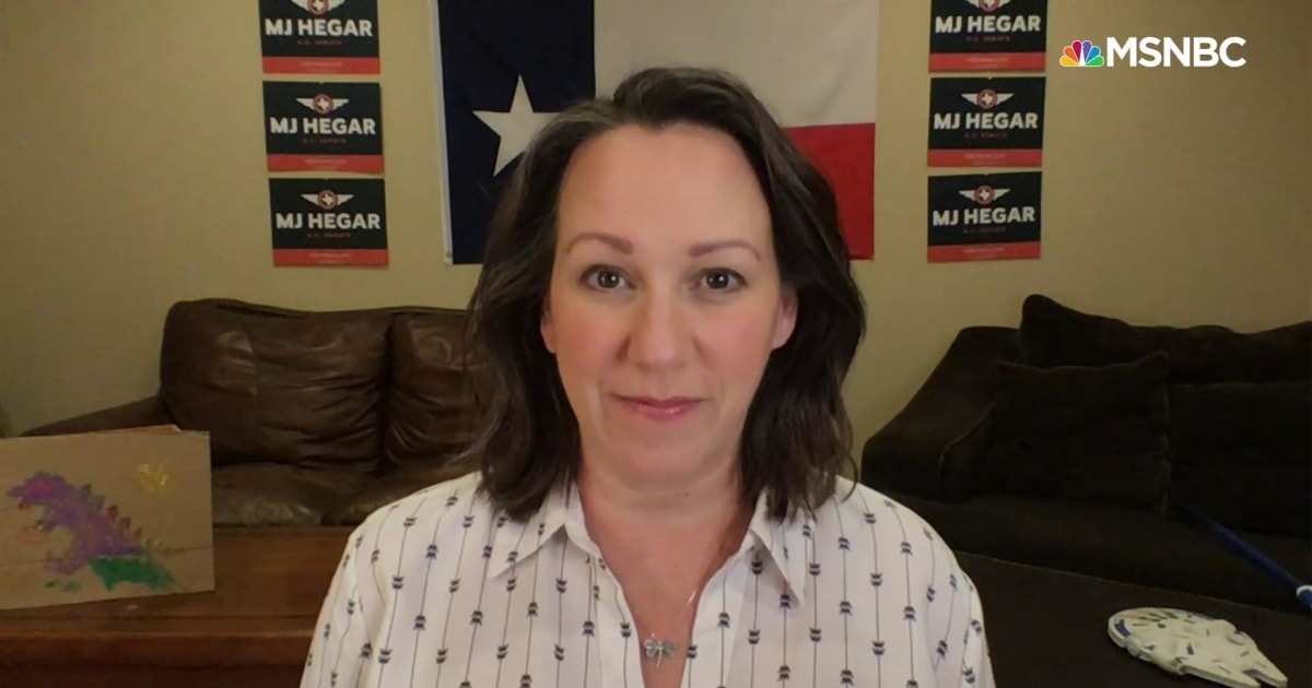 Texas Dem nominee for U.S. Senate MJ Hegar: Cornyn is a ‘spineless ...