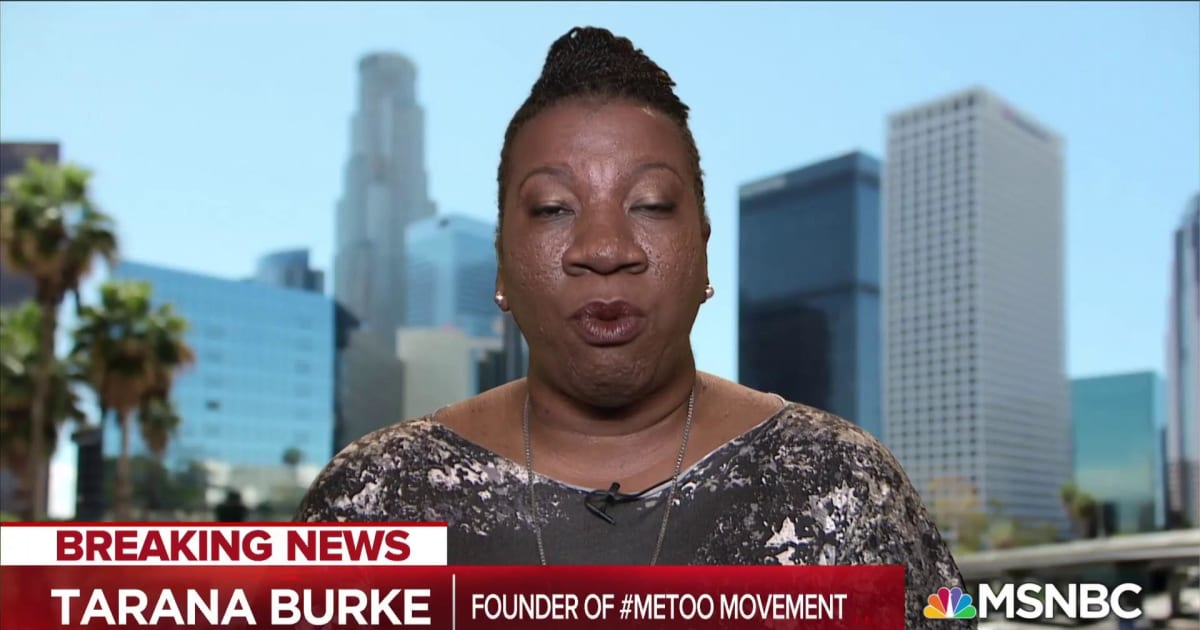 Tarana Burke: It’s a dangerous narrative to not include Kavanaugh’s ...