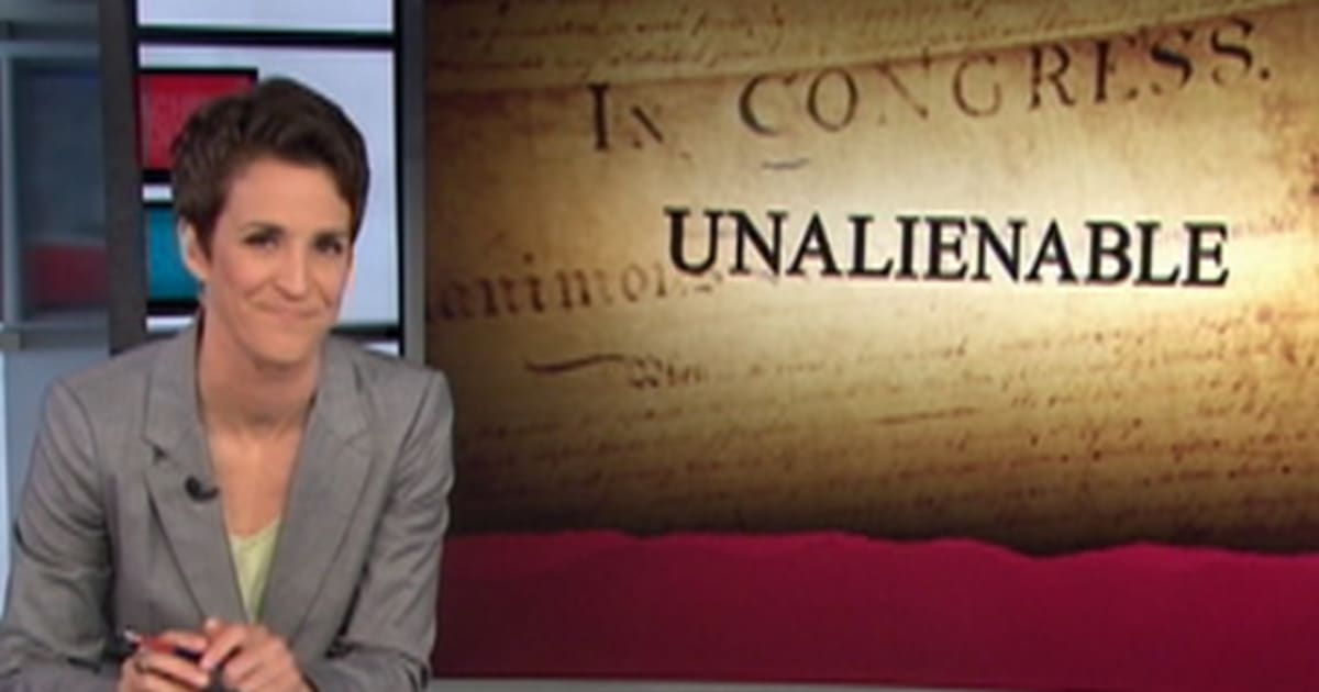 Inalienable rights are not subject to vote
