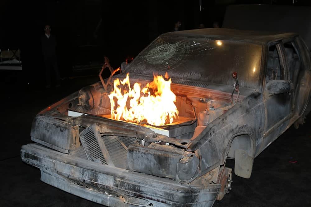 How do you set fire to a car on stage? | Melbourne Theatre Company