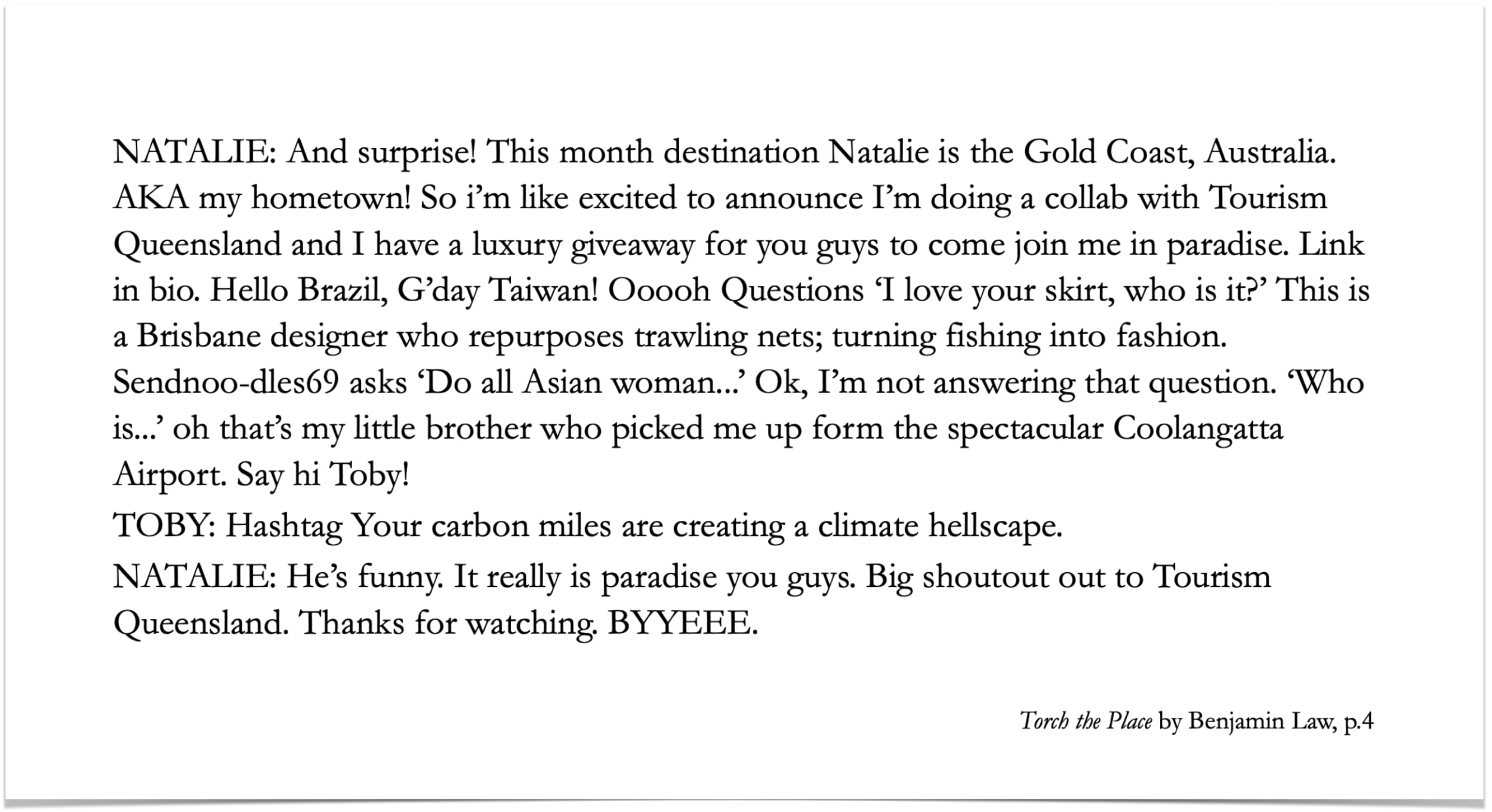 Torch the Place Revision | Melbourne Theatre Company