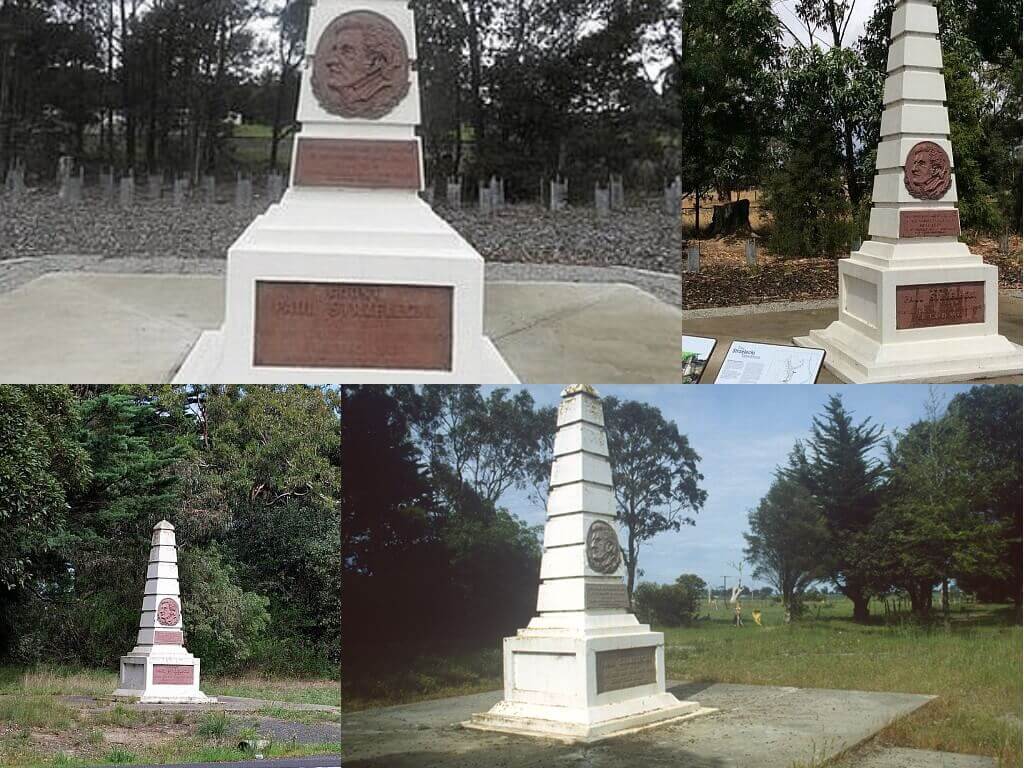 Count Paul Strzelecki monument near Traralgon