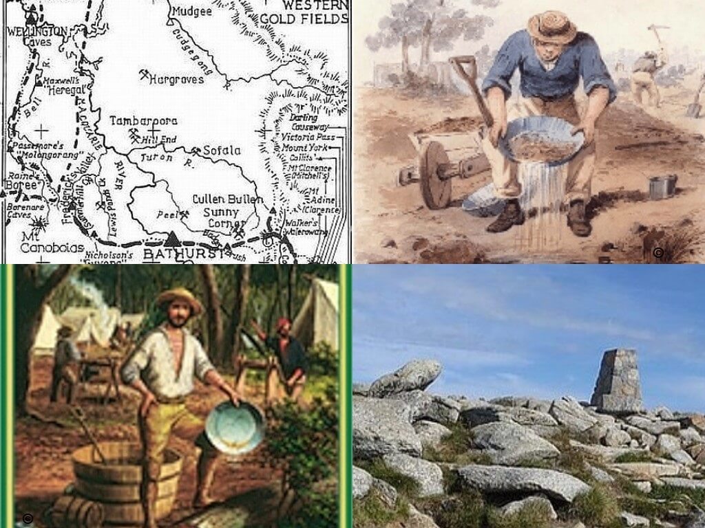 Paul E. Strzelecki first found gold on the australian continent.