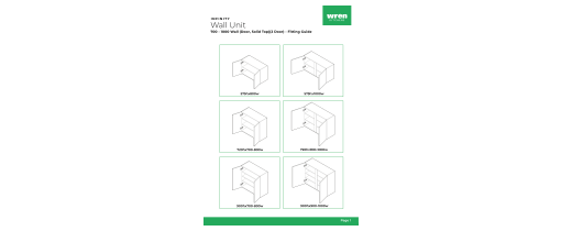 Infinity 700-1000mm Wall Cabinet