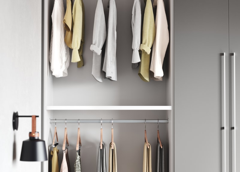 Shaker 5 Panel Mushroom Ermine | Wren Bedrooms