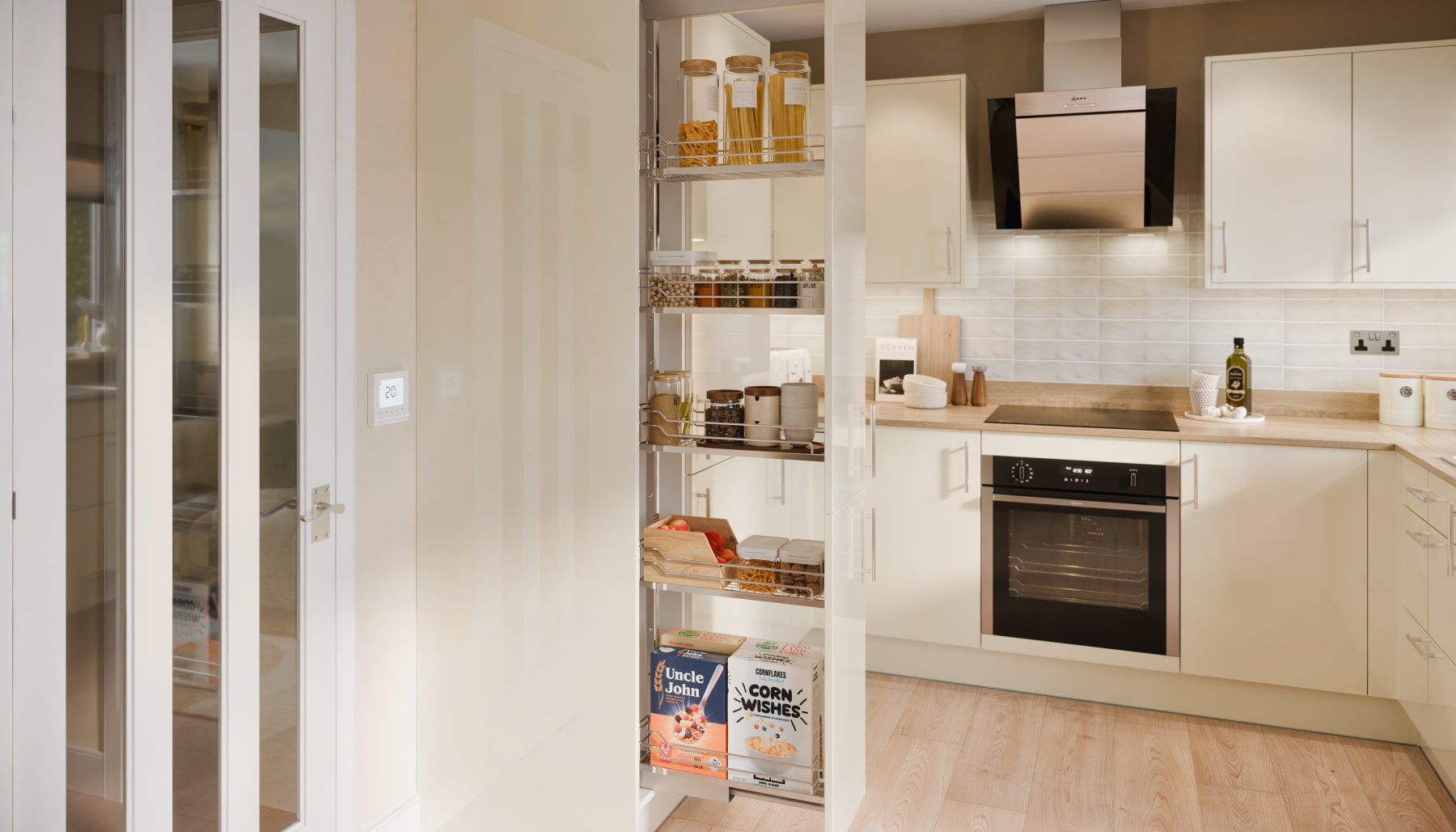 Autograph Kitchen in Cream Gloss | Gloss Finish | Wren