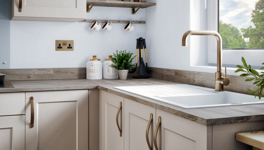 Shaker Chelsea Kitchen in Cashmere | Wren Kitchens