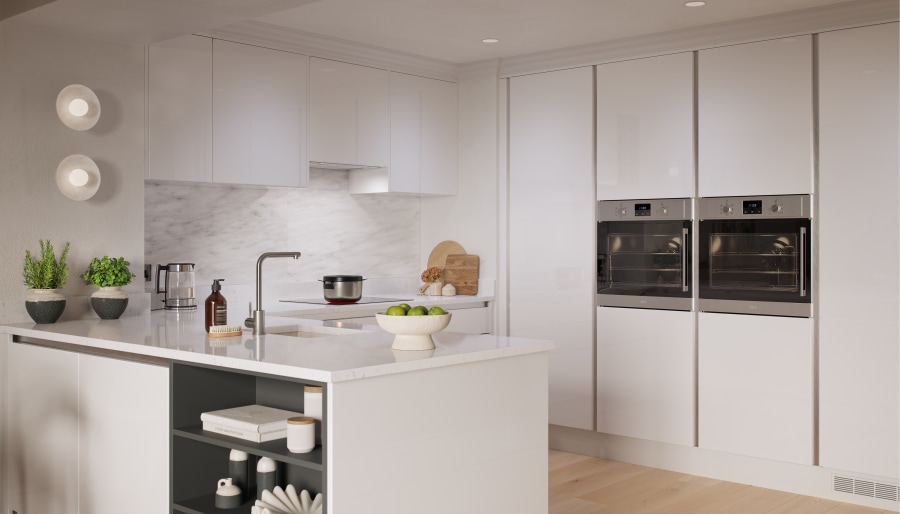 Milano Ultra Bianco Gloss | Wren Kitchens