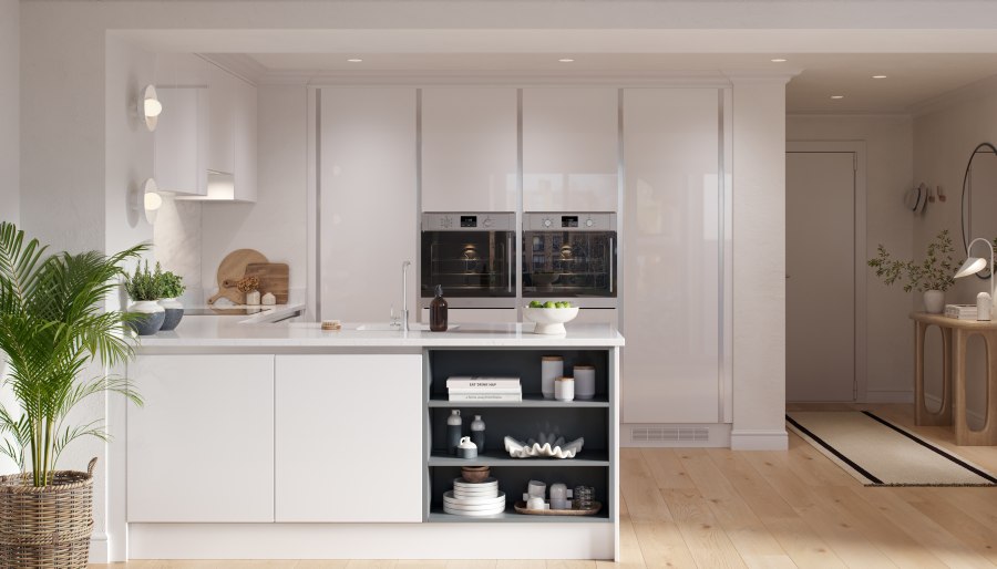 Milano Ultra Bianco Gloss | Wren Kitchens