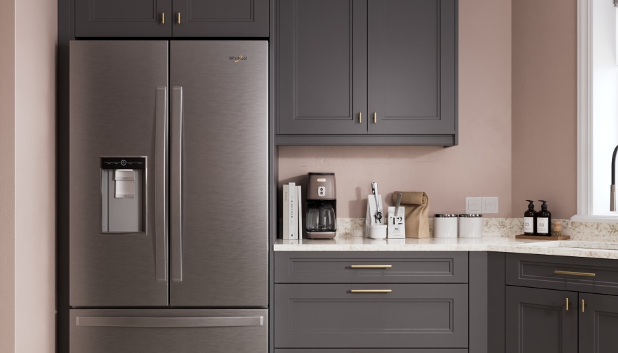 Shaker Denver JURATEK™ Kitchen in Pencil Gray Matte | Wren