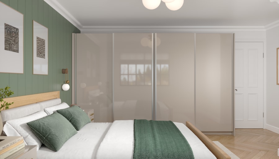 Ultra Sliding Doors in Camel | Gloss Finish | Wren