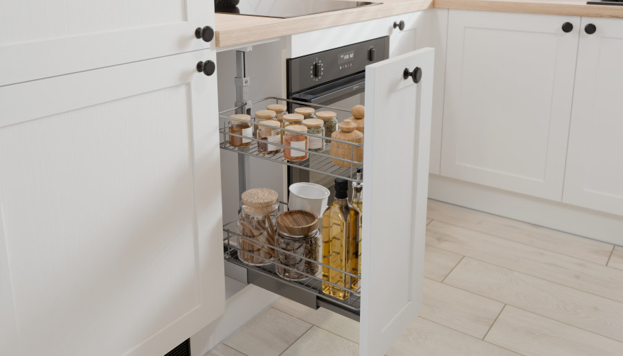 Shaker Timber Kitchen in Moon White | Wren