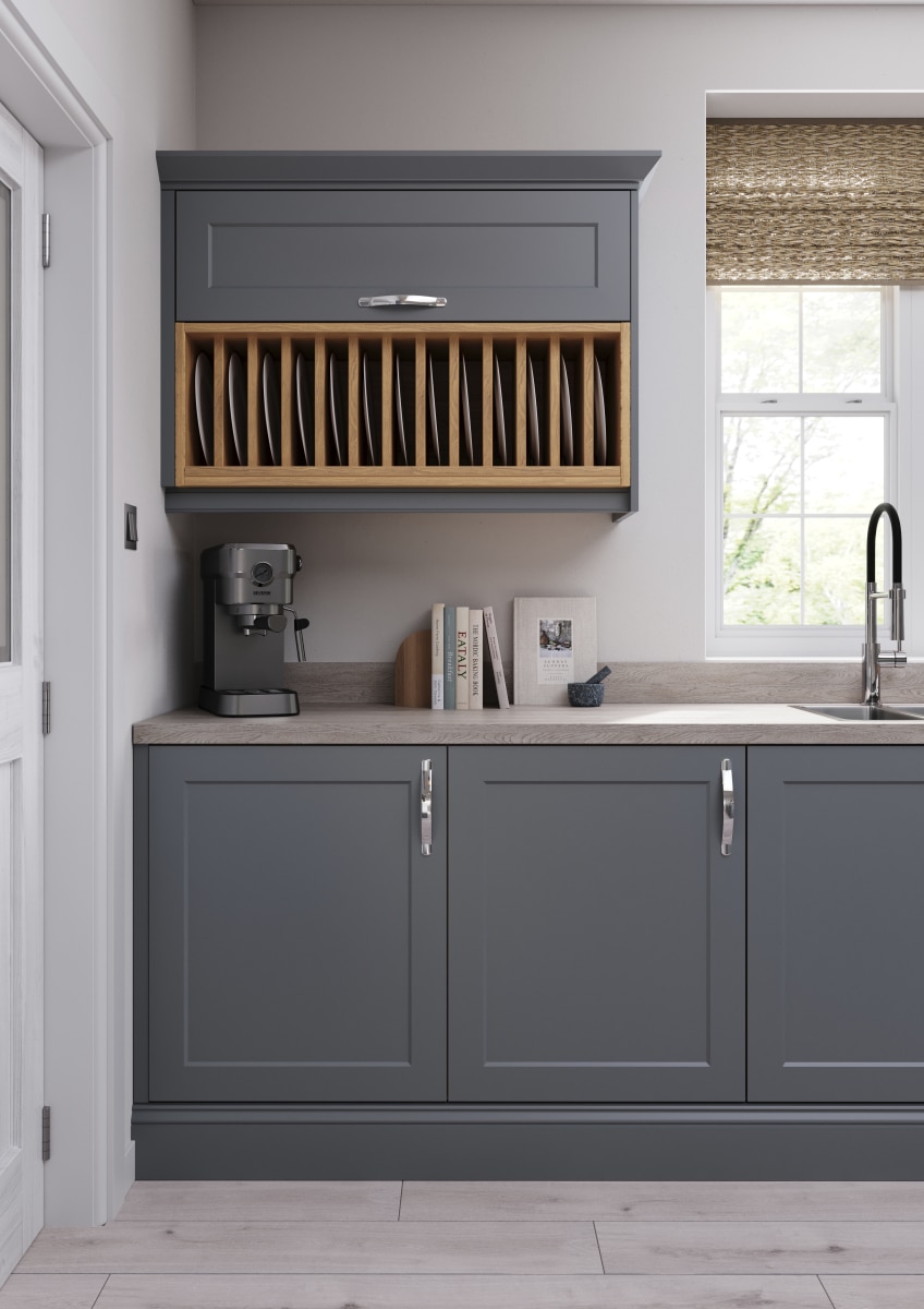 Shaker Chelsea Kitchen in Winter Blue | Wren Kitchens