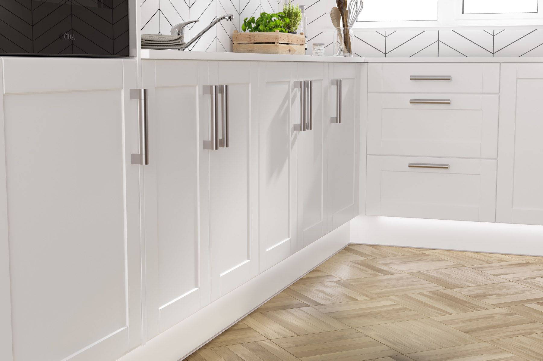 Shaker Classic White Matt Kitchen