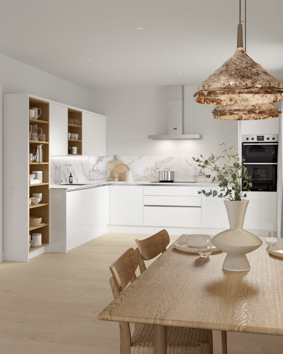 Linea White Gloss Kitchen