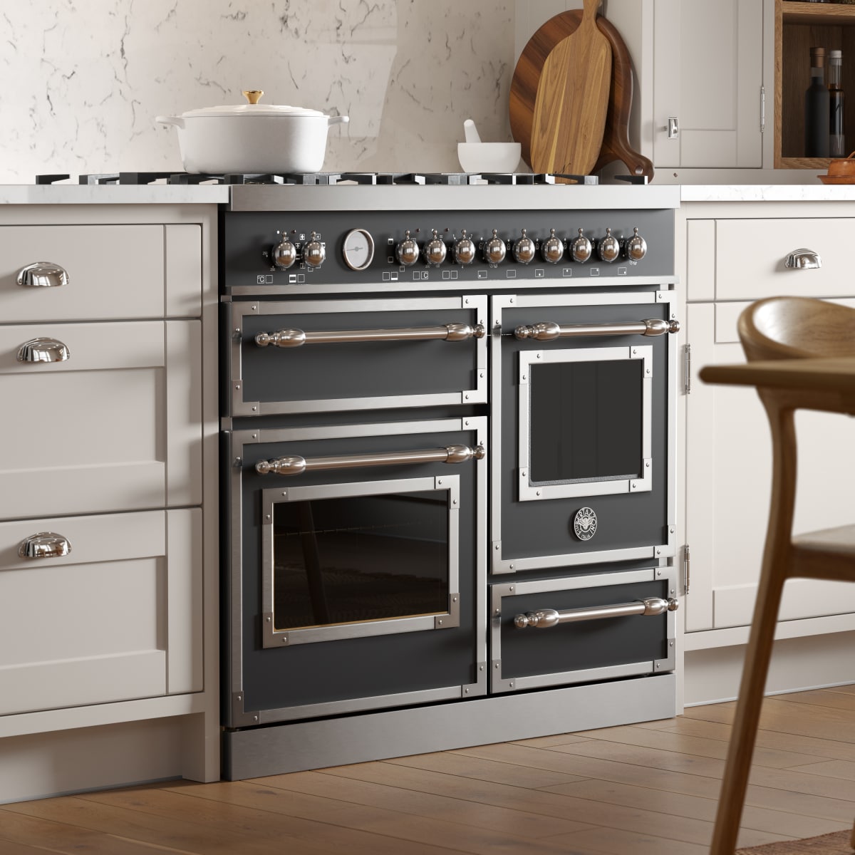Inframe Shaker Classic Ermine Kitchen | Mushroom White Matt | Wren